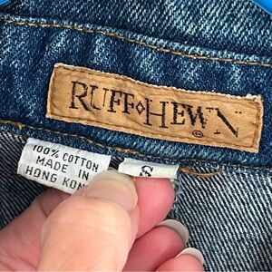 Ruff Hewn | Jackets & Coats | Hand Painted Vintage Ruff Hewn Denim Jean ...